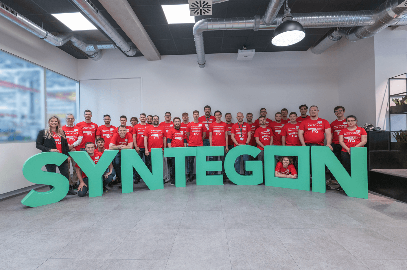 Students work hard at Syntegon