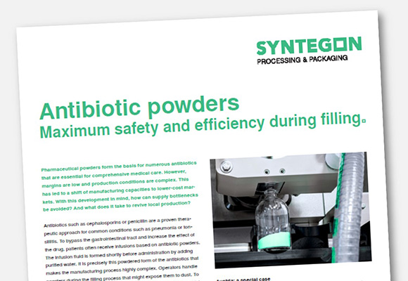 Dry powder filling machines » Syntegon