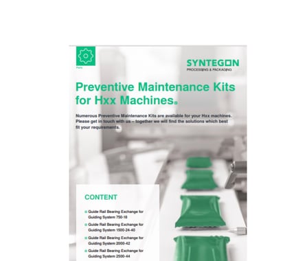 Preventive Maintenance Kits » Syntegon