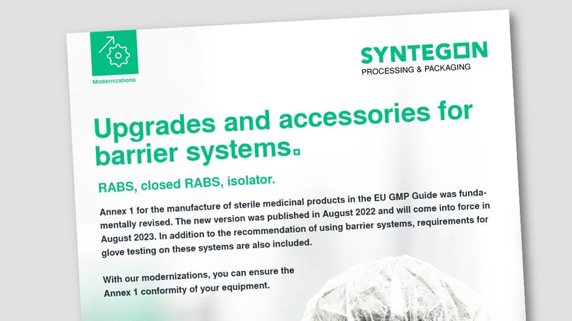 Annex 1 Compliance » Syntegon