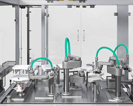 Filling bulk cartridges, syringes & vials » Syntegon