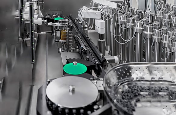 Filling of vials in bulk » Syntegon