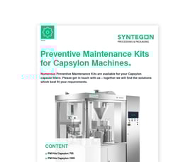 Preventive Maintenance Kits » Syntegon