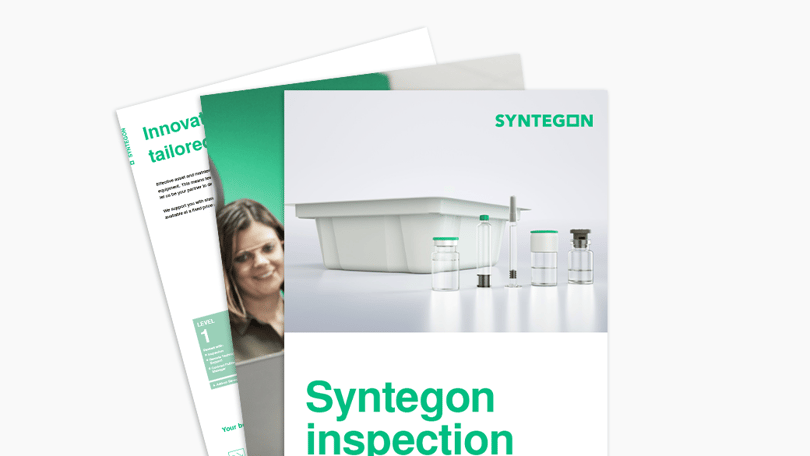 Manual visual inspection » Syntegon