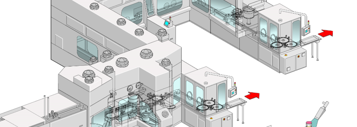 Sterile fill finish applications for aseptic and highly potent drugs
